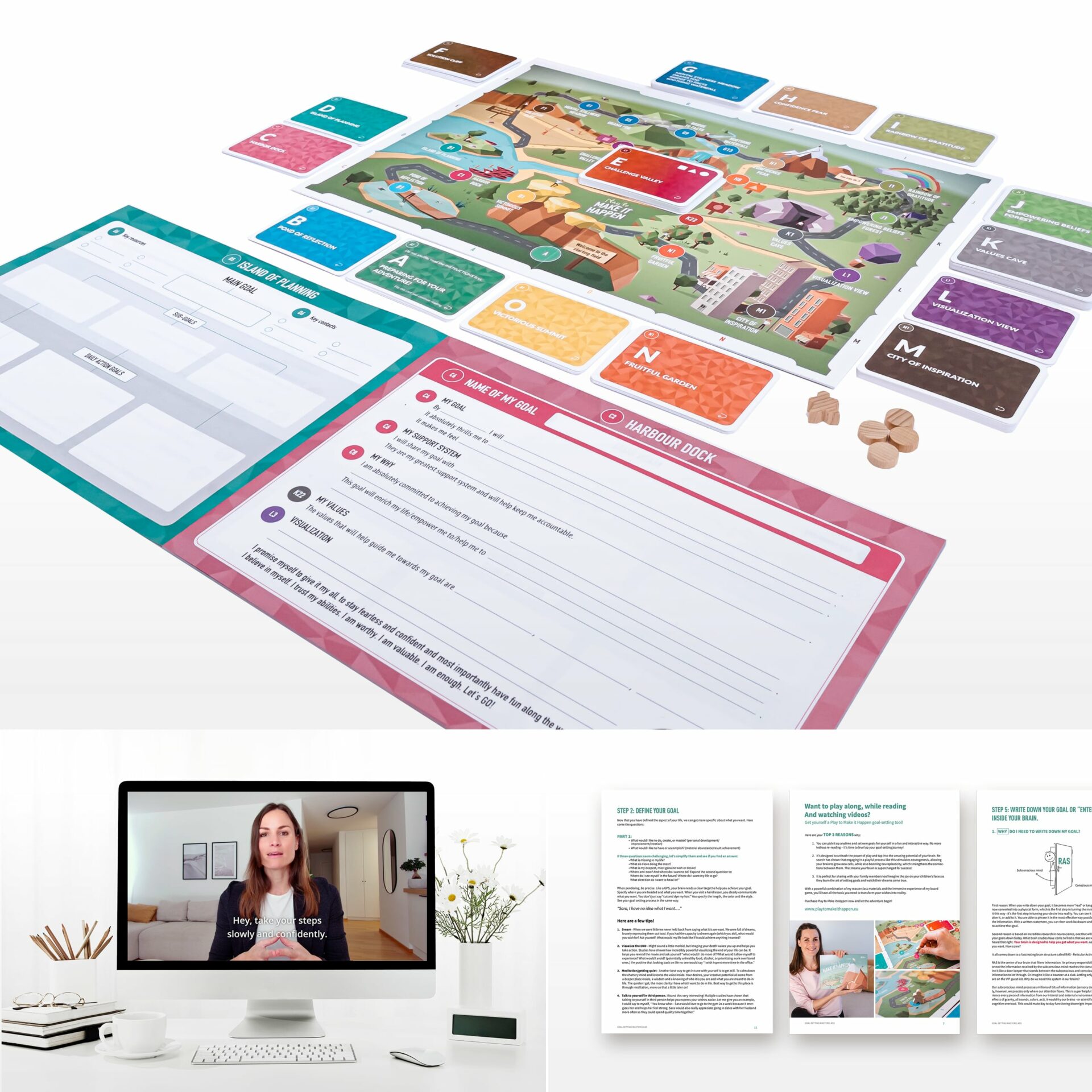 3 pcs Goal-Setting Toolkit - Invented4