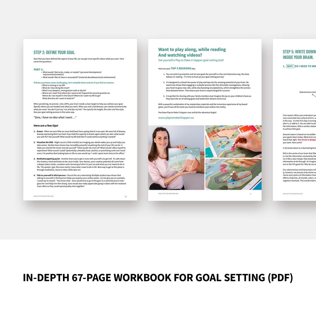 3 pcs Goal-Setting Toolkit - Invented4